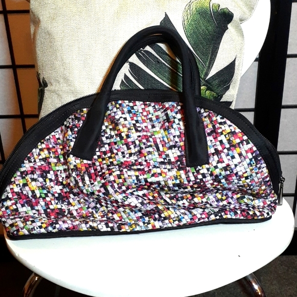 Zee Alexis | Bags | Zee Alexis Handbag Purple And Black | Poshmark